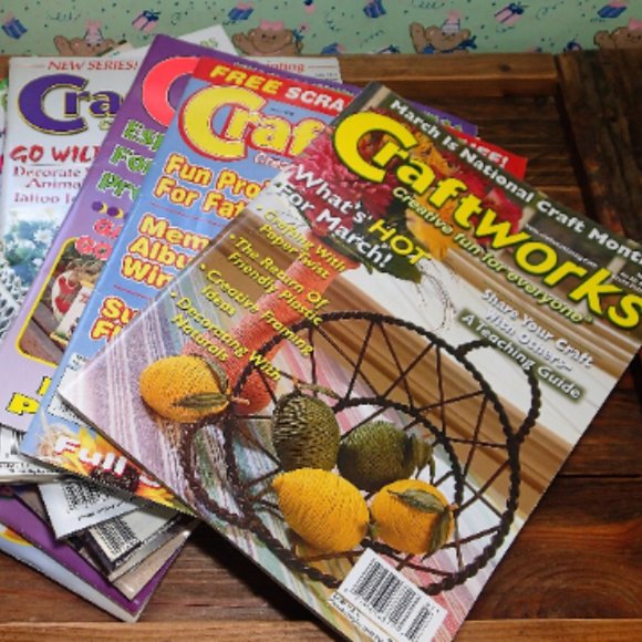Vintage | Office | Vintage Mystery Craft Magazines Back Issue Craft ...